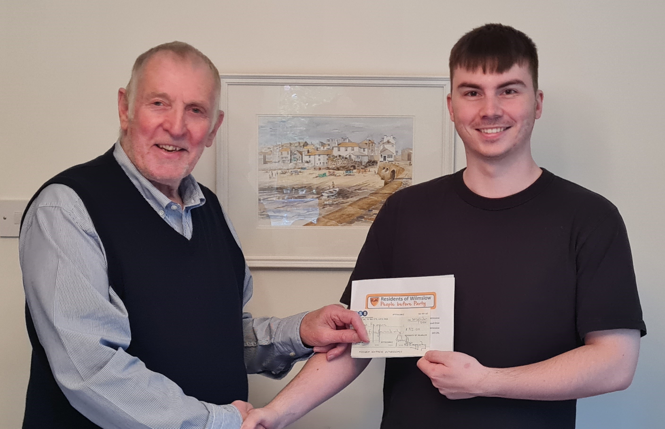 RoW 100 Club Prize Winner – Residents of Wilmslow